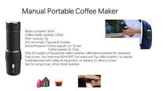 China NEW Generation Minipresso / WACACO / GR07 / E-Cafe Portable Coffee Maker EC-003 supplier