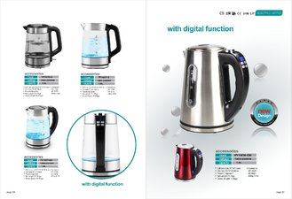China 1.8 L Strix thermostat controller LED display Removeable  filter with kettle and overheating protection PY1837-G supplier