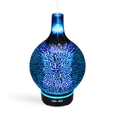 China Popular 3D Glass Natural Essential Oil Diffuser Color Changing Super Decorative Glass Humidifier RY32D supplier