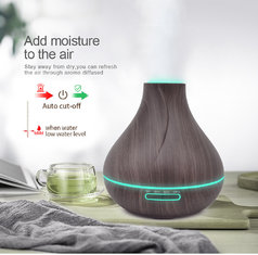 China Mini Aroma Essential Oil Diffuser, Wood Grain Cool Mist Humidifier for Office Home Study Yoga Spa GK-YX-100 supplier