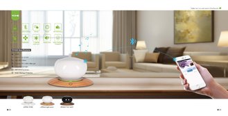 China New Trend 2018 Innovation Ceramic Wood Grain Bluetooth Ultrasonic Diffuser GK-RY50S supplier