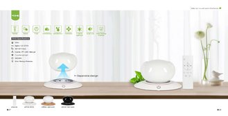 China New Trend 2018 Innovation Ceramic Wood Grain Bluetooth Ultrasonic Diffuser GK-RY50 supplier
