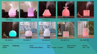 China New Product auto aroma diffuser Wholesale Aroma Diffused Oil Diffuser Humidifier With Led GK-YD-023-1 supplier