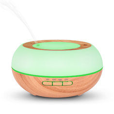 China 7 Color Changing LED Light Aromatherapy Essential Oil Diffuser 300ml air ultrasonic humidifier Light Wood Grain RY25C supplier