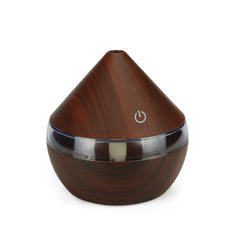 China 7 Color Changing LED Light Aromatherapy Essential Oil Diffuser air ultrasonic humidifier Light Wood color GK-YX-073 supplier