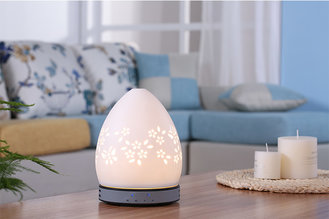 China 7 Color Changing LED Light Aromatherapy Essential Oil Diffuser air ultrasonic humidifier Light Wood color YD-023-8 supplier
