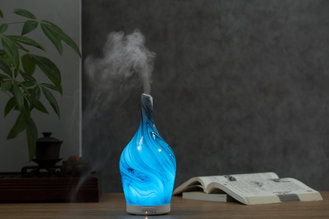 China 7 Color Changing LED Light Aromatherapy Essential Oil Diffuser air ultrasonic humidifier Light Wood color YD-039 supplier