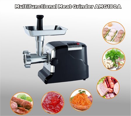 Powerful Electric Meat grinder with stainless steel gear and gear box meat grinder hopper supplier
