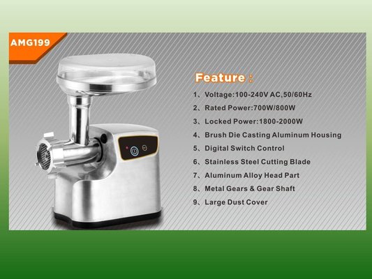 New design stainless steel meat grinder digital meat grinder 3000w meat grinder GK-AMG199 supplier