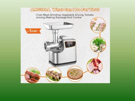 Optional Digital Meat Grinder/meat mincer with air scoop/electric meat grinder GK-AMG199A supplier