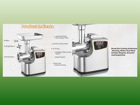Optional Digital Meat Grinder/meat mincer with air scoop/electric meat grinder GK-AMG199A supplier