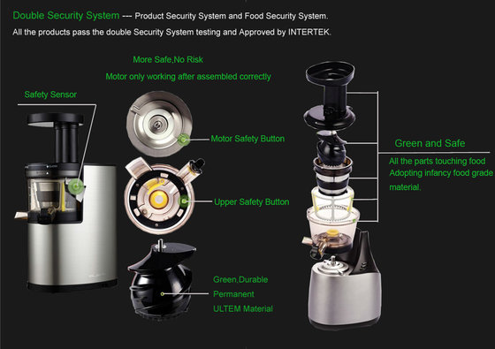 Fruit vegetable Multifunctional big mouth AC Induction slow juicer PU-006/PU-007/PU-008 supplier