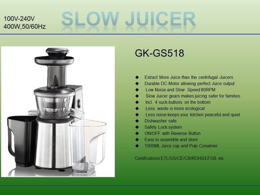 kitchen juicers/Big mouth slow juicer GK-GS518/GK-GS518/GK-GS518A /GK-GS518J/GK-GS518 supplier