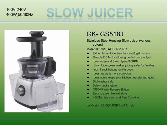 kitchen juicers/Big mouth slow juicer GK-GS518/GK-GS518/GK-GS518A /GK-GS518J/GK-GS518 supplier