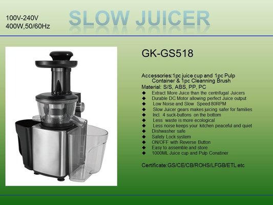 kitchen juicers/Big mouth slow juicer GK-GS518/GK-GS518/GK-GS518A /GK-GS518J/GK-GS518 supplier