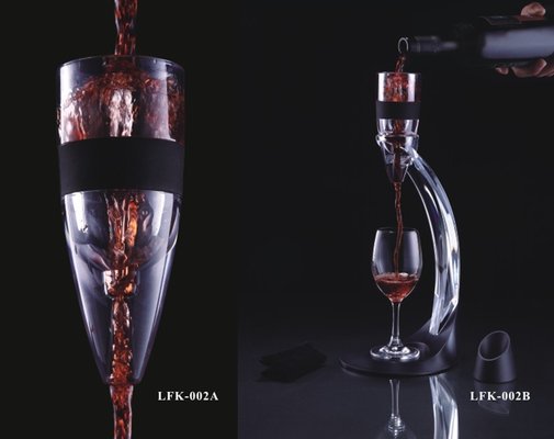 GLOBAL PATENT TWIST Adjustable Wine Aerator Stainless Steel Wine Aerator Decanter LFK-022B supplier