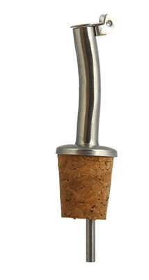 Customized Pour Spout For Oil and Wind with stainless steel cork GK-PS01 supplier