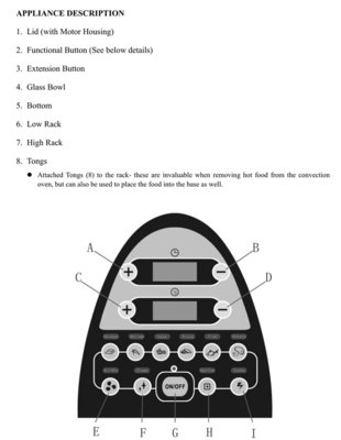 New generation Multifunctional of Rotary fat and oil free AIR FRYER/Halogen oven GK-MT-A20 supplier