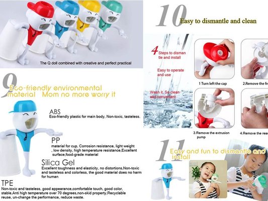 Automatic toothpaste dispenser with toothbrush holder GK-Wy-080923 supplier