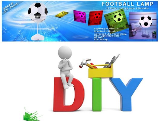 IQ DIY Football Light--The intelligent educational examples of handicrafts GK-LIGHT-011 supplier