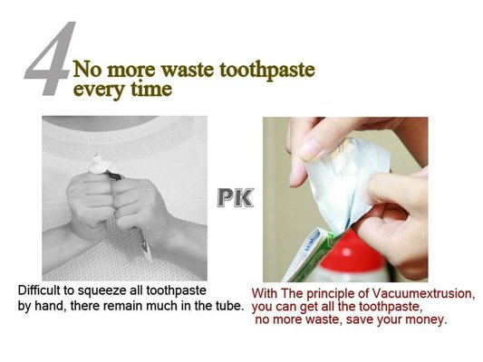Novelty Automatic toothpaste dispenser with toothbrush holder GK-Wy-080923 supplier