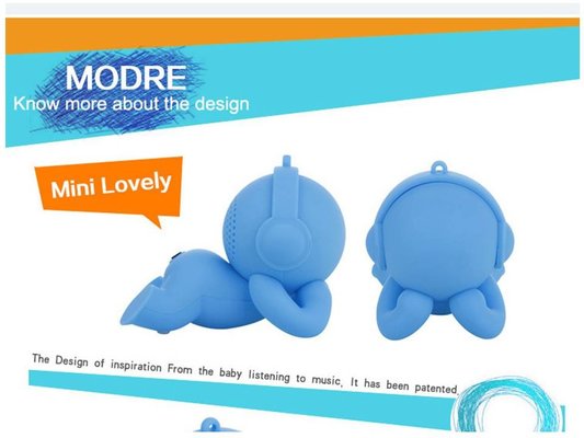 Music baby latest innovative funny wireless mini bluetooth speaker GK-SPK-06 supplier