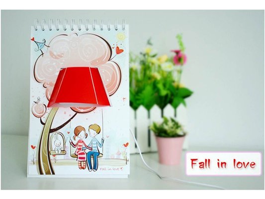 Page book USB Calendar light stylish magic color changing GK-CLB-01 supplier