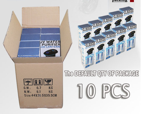 Portable Mountop Outdoor Sports UV Water Purifier & Handy Bottle LED For Camping Hiking supplier