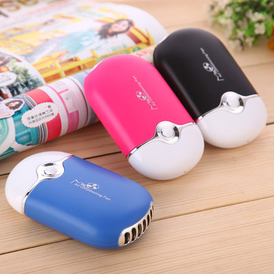 Mini Rechargeable Portable LED Handy USB Air Conditioner Cooling Fan GK-F01 supplier