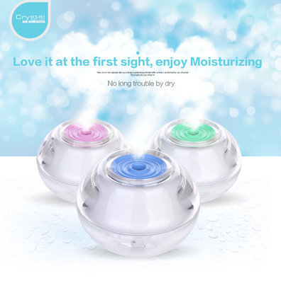 Mini USB LED Aroma Crystal night light humidifier,ultrasonic Aromatherapy Nebulizer/Mist supplier