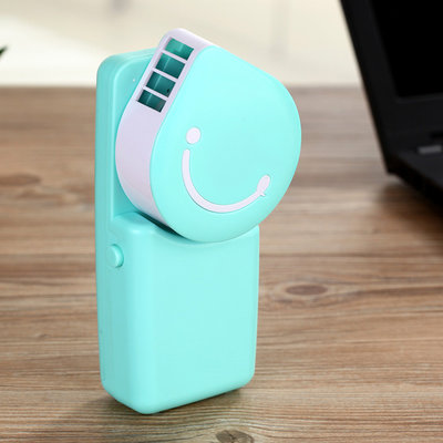 NEW Mini Rechargeable Portable LED Handy USB Air Conditioner Cooling Fan GK-F02 supplier