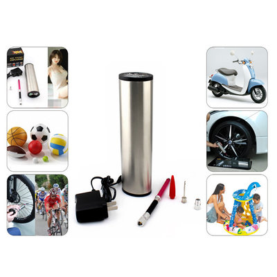Electric Mini stainless steel Portable Bicycle compact tyre inflator AP-108 supplier