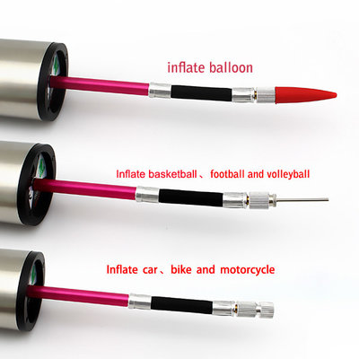 Electric Mini stainless steel Portable Bicycle compact tyre inflator AP-108 supplier