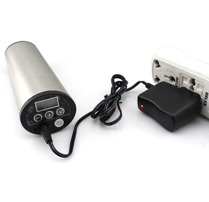 Electric Mini stainless steel Portable Bicycle compact tyre inflator AP-108 supplier
