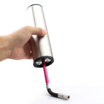 Electric Mini stainless steel Portable Bicycle compact tyre inflator AP-108 supplier