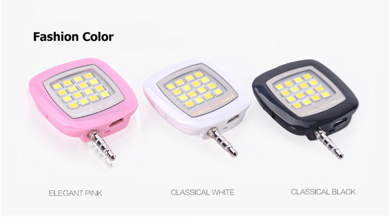 LED FLASH light for Camera Mini Selfie Sync for IOS Android with USB Cable GK-FL01 supplier