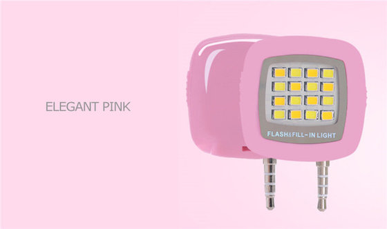 LED FLASH light for Camera Mini Selfie Sync for IOS Android with USB Cable GK-FL01 supplier
