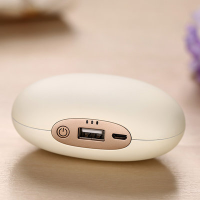 Mini pea pocket Hand Heater With Power Bank Vibration body Massage SW-398 supplier