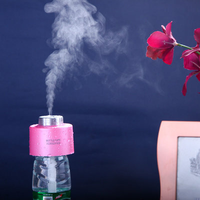 Water Bottle Cap Mini Humidifier DC 5V Office Air Diffuser Aroma Mist Maker GK-DH03 supplier