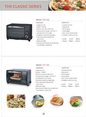Toaster oven in home appliance Kitchen convection Vertical  toaster oven GK-T0-34D supplier