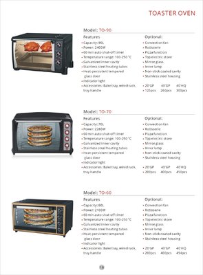 Toaster oven in home appliance Kitchen convection Vertical  toaster oven GK-T0-34K supplier