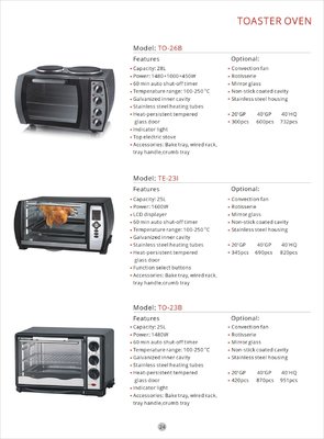 Toaster oven in home appliance Kitchen convection Vertical  toaster oven GK-T0-34G supplier