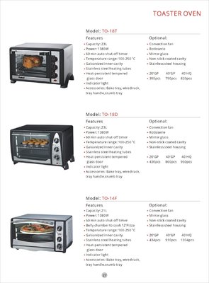 Toaster oven in home appliance Kitchen convection Vertical  toaster oven GK-T0-22 supplier