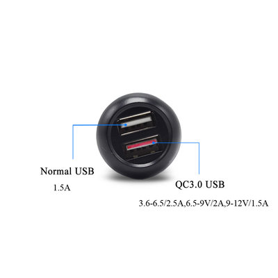 Quick Charger 3.0 Patent Portable  Intelligent Universal USB Car Charger for Iphone / iPod/Ipad/Samsung QCC202 supplier