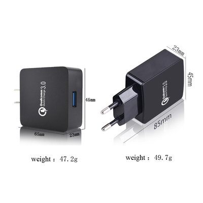 Quick Charger 3.0 Patent Portable  Intelligent Universal USB wall Charger for Iphone / iPod/Ipad/Samsung QCT2045 supplier