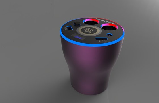NEW Design Multi-functional portable car battery charger cup with LCD Screen EB-CP02 supplier