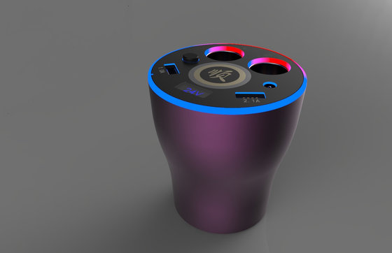 NEW Design Multi-functional portable car battery charger cup with LCD Screen EB-CP02 supplier