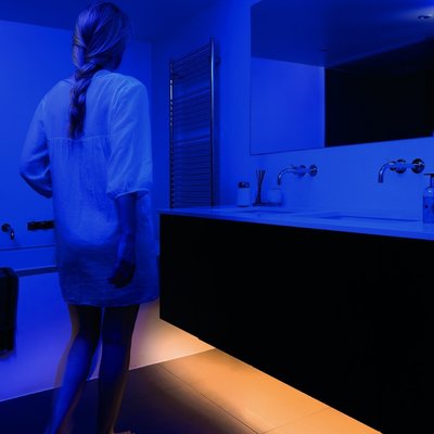 Sensitive Motion Sensor Stick Under Bed LED Motion Sensor Light 2X 1.5M LED Strips DC12V Under Bed Night Light GK-LD02 supplier