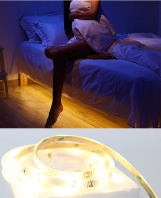 Sensitive Motion Sensor Stick Under Bed LED Motion Sensor Light 2X 1.5M LED Strips DC12V Under Bed Night Light GK-LD02 supplier