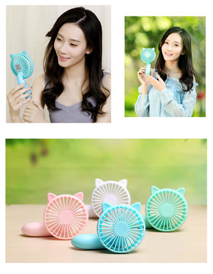 Stepless Speed Mermaid Mini Portable Rechargeable Fan AG19 supplier